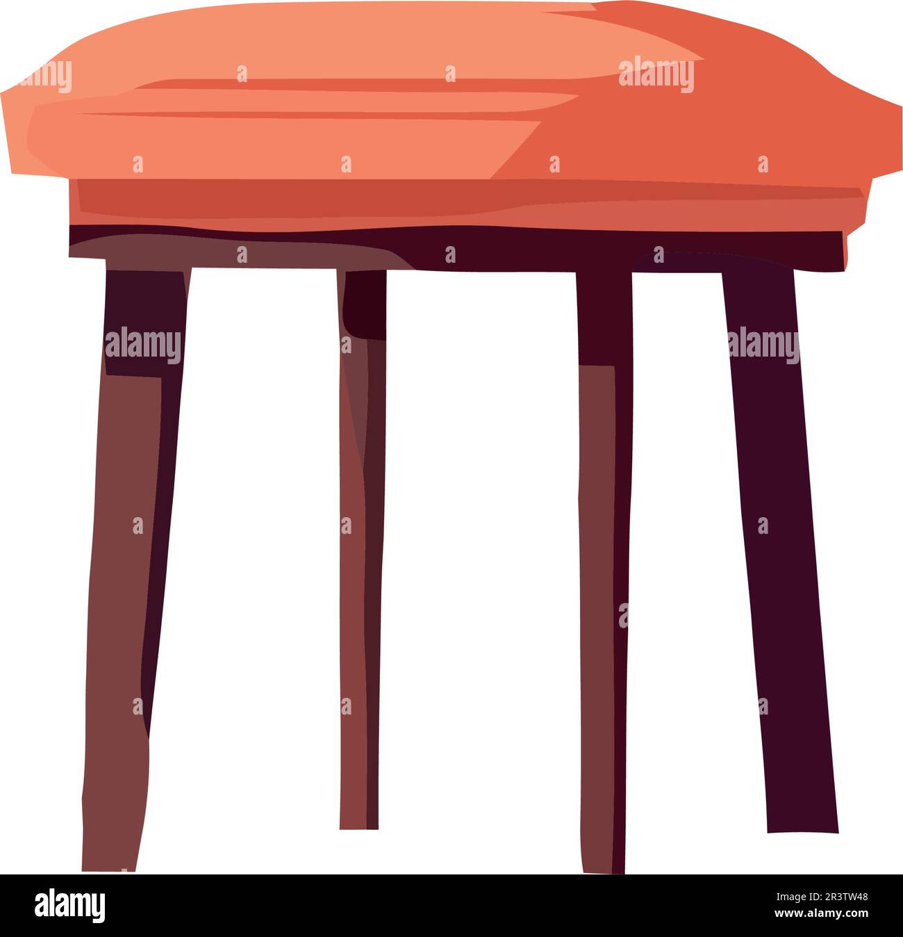 Antique wooden chair, comfortable seat Stock Vector Image & Art - Alamy