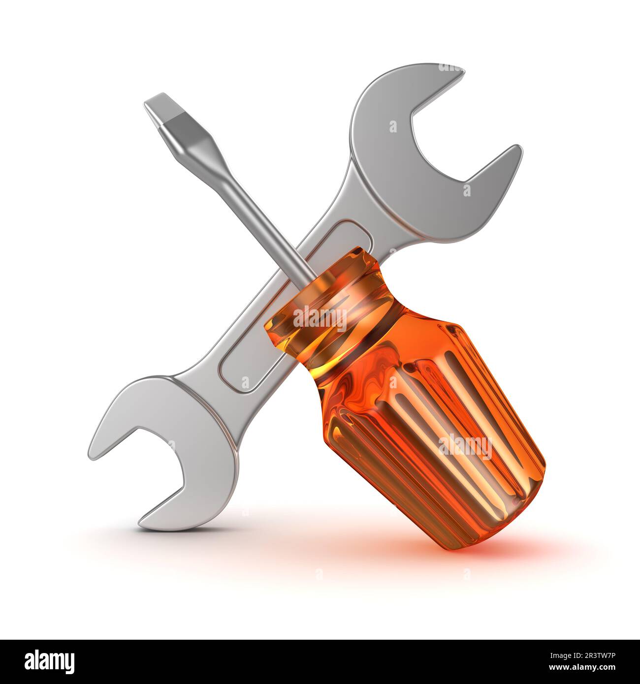Wrench tool construction icon hi-res stock photography and images - Alamy