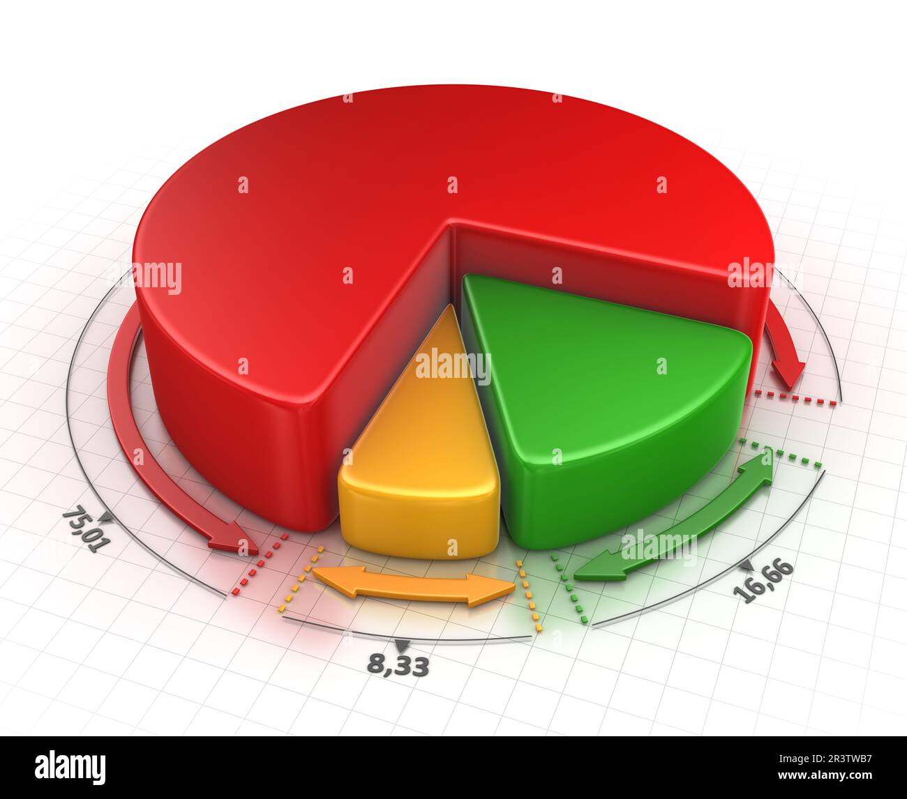 Computer pie chart hi-res stock photography and images - Alamy