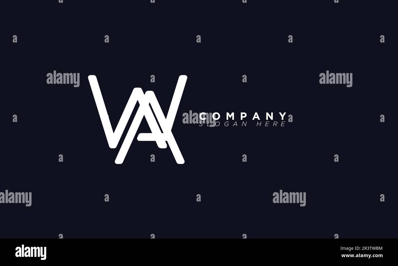 WA Alphabet letters Initials Monogram logo Stock Vector Image & Art - Alamy