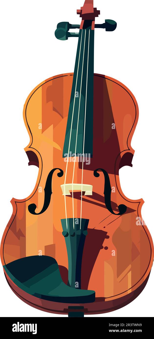 Classical string instrument violin Stock Vector Image & Art - Alamy