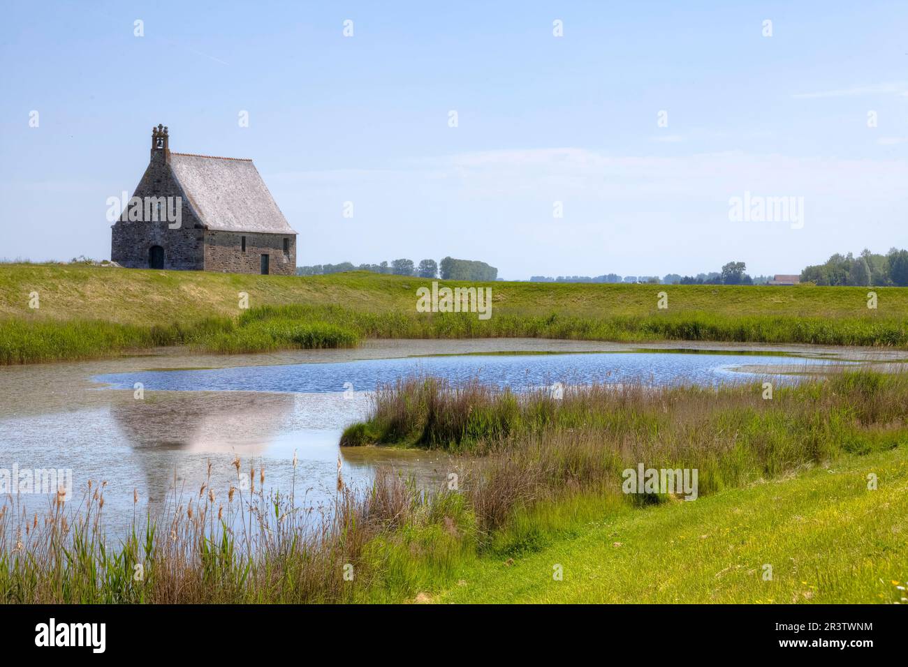 Chapelle Sainte-Anne, Cherrueix, Brittany, France Stock Photo - Alamy