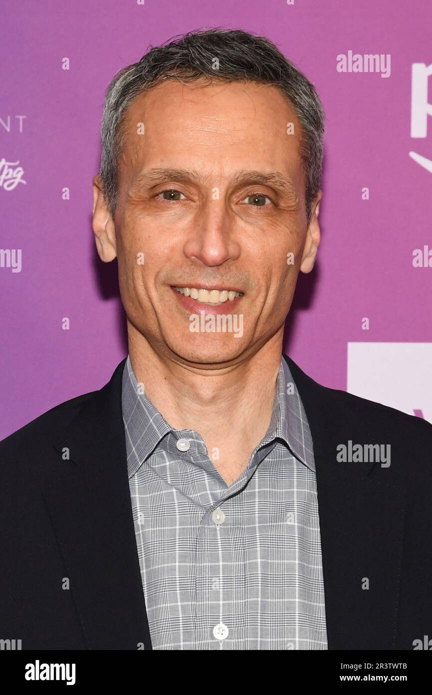 New York, USA. 24th May, 2023. ESPN Chairman Jimmy Pitaro walking the ...