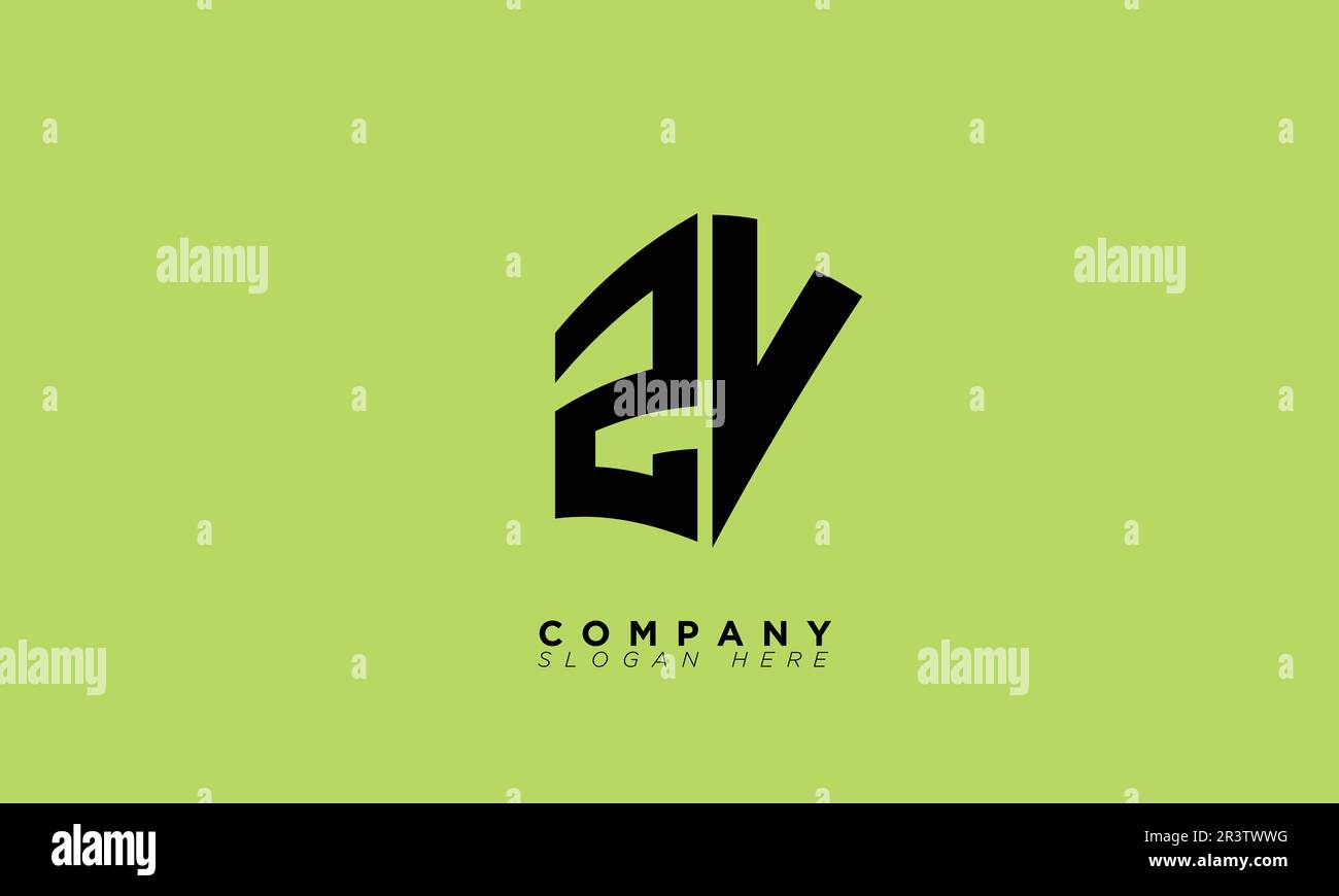 ZV Alphabet letters Initials Monogram logo Stock Vector Image & Art - Alamy