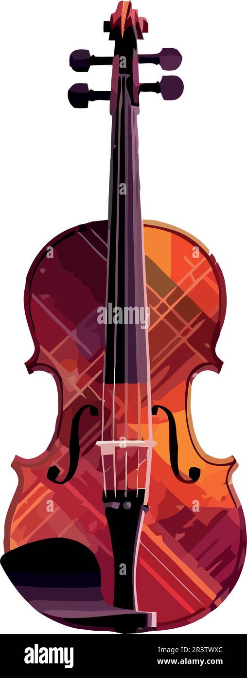 Music instrument violin Stock Vector Image & Art - Alamy