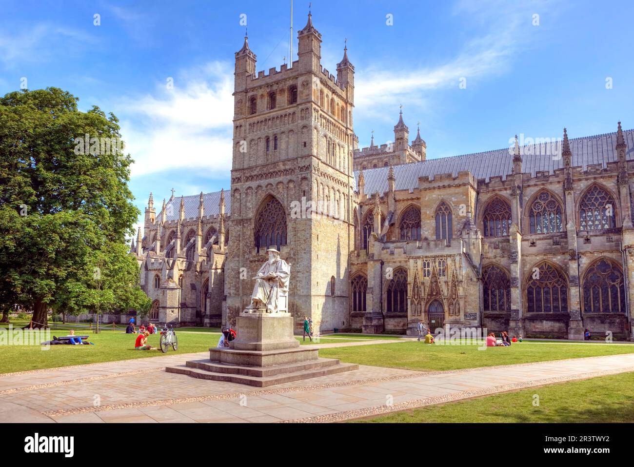 Exeter Cathedral, Devon, England, United Kingdom Stock Photo - Alamy