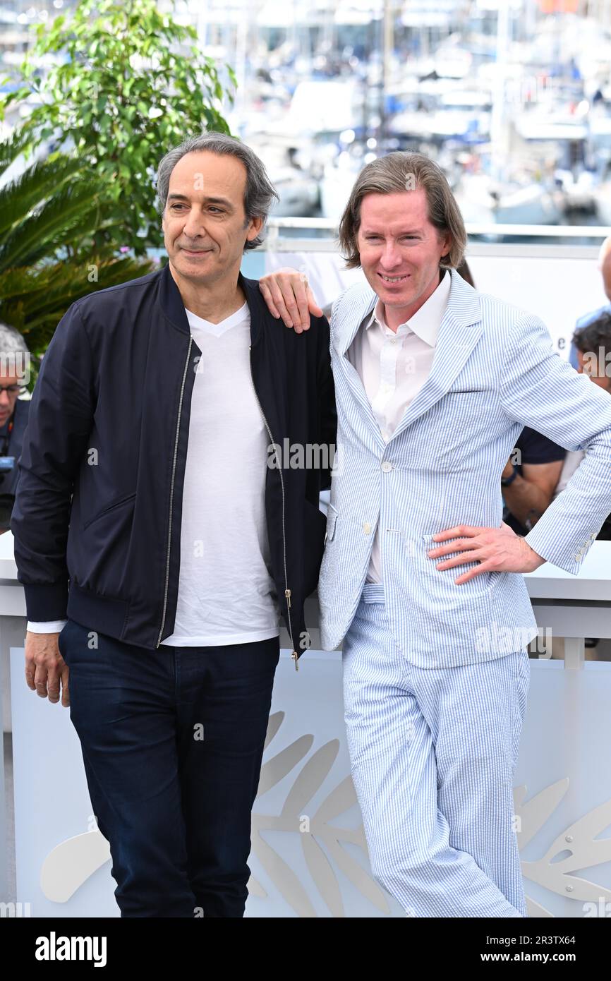 Alexandre Desplat, Wes Anderson 76th Cannes Film Festival Photocall of ...