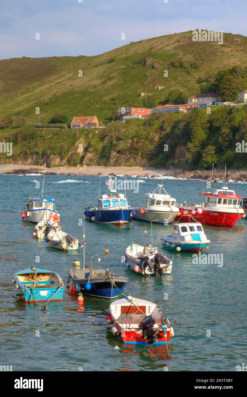 Jersey fishing boats hi-res stock photography and images - Alamy