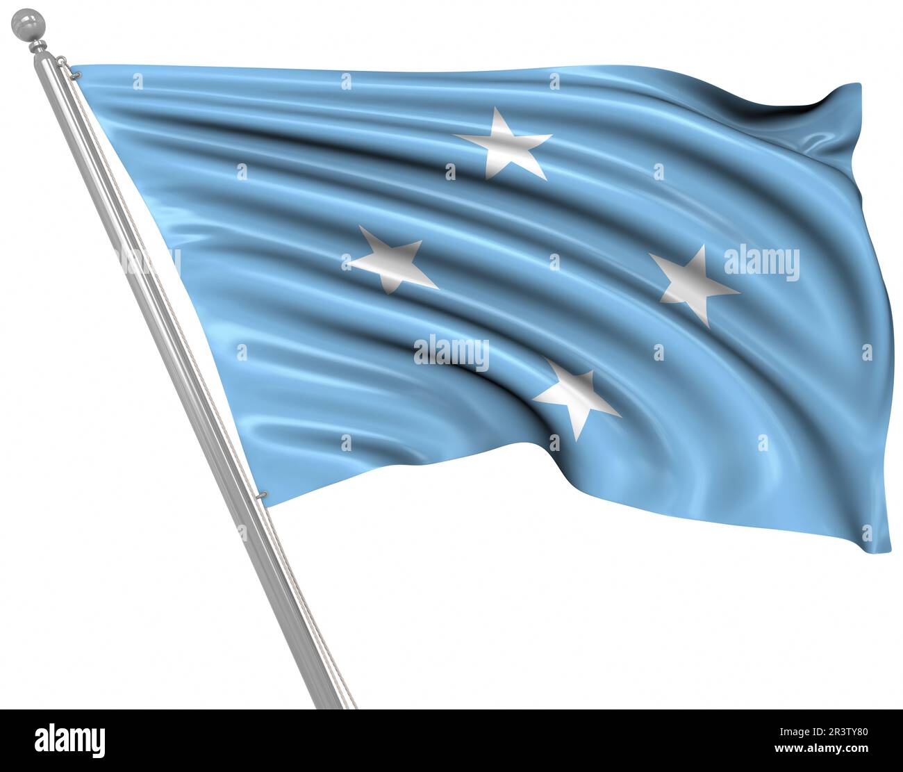 Flag of the Federated States of Micronesia Stock Photo - Alamy