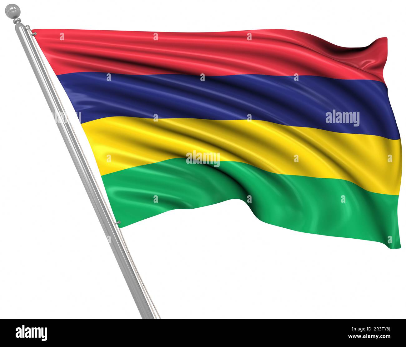 Flag of Mauritius Stock Photo - Alamy