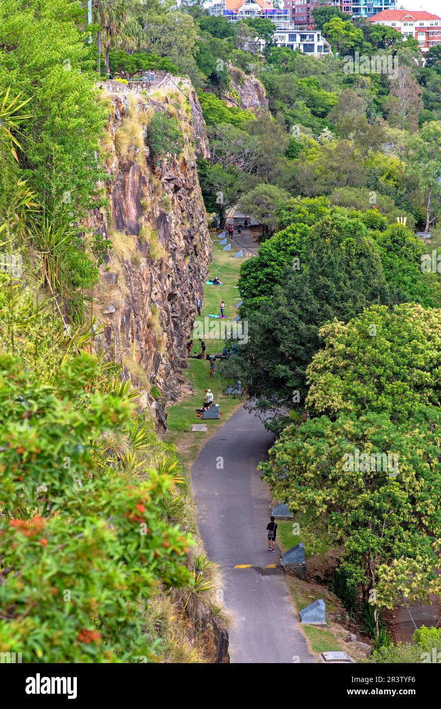 The Kangaroo Point cliffs in Brisbane Stock Photo - Alamy