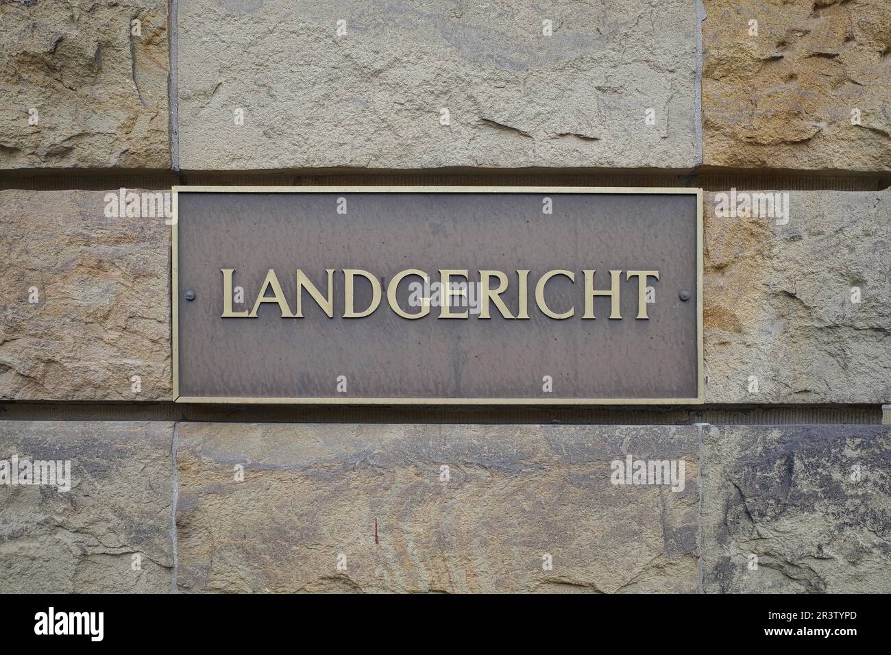 Sign Local Court, Moenchengladbach, North Rhine-Westphalia, Germany ...
