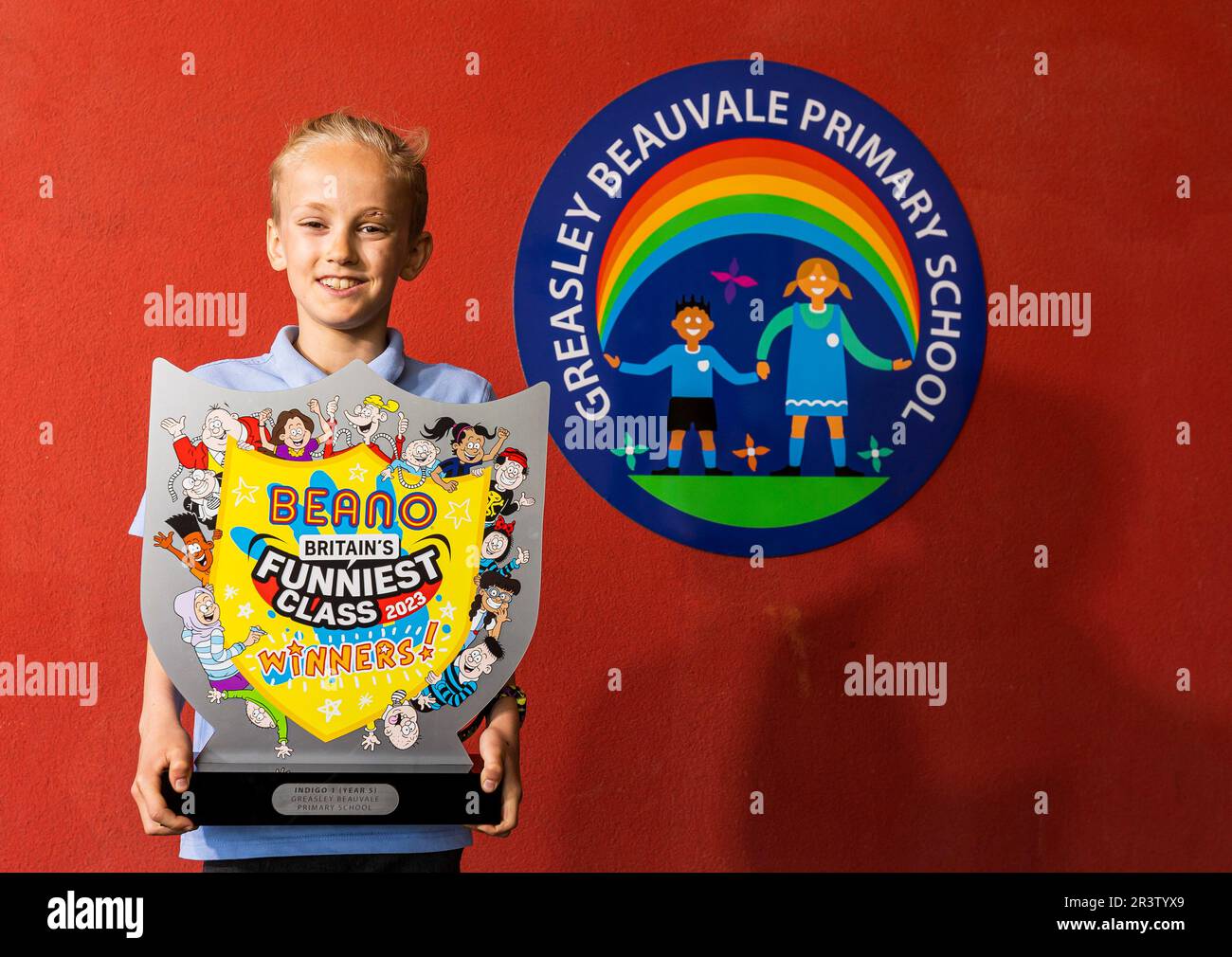 EDITORIAL USE ONLY Oliver Proudler, 10, with the Britain's Funniest ...
