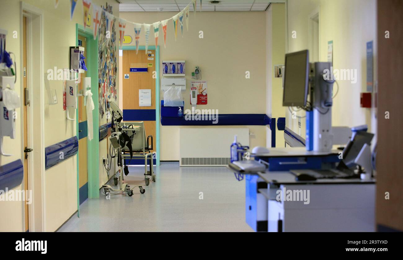 File photo dated 05/07/18 of a hospital ward, as a report by the ...