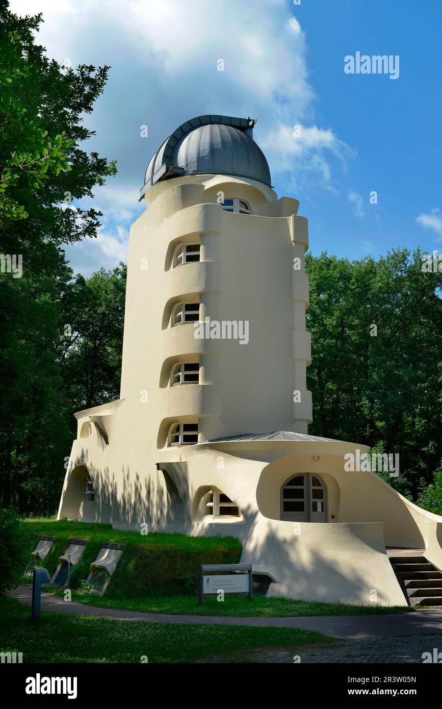 Einstein Tower, Telegrafenberg, Potsdam, Brandenburg, Germany Stock ...