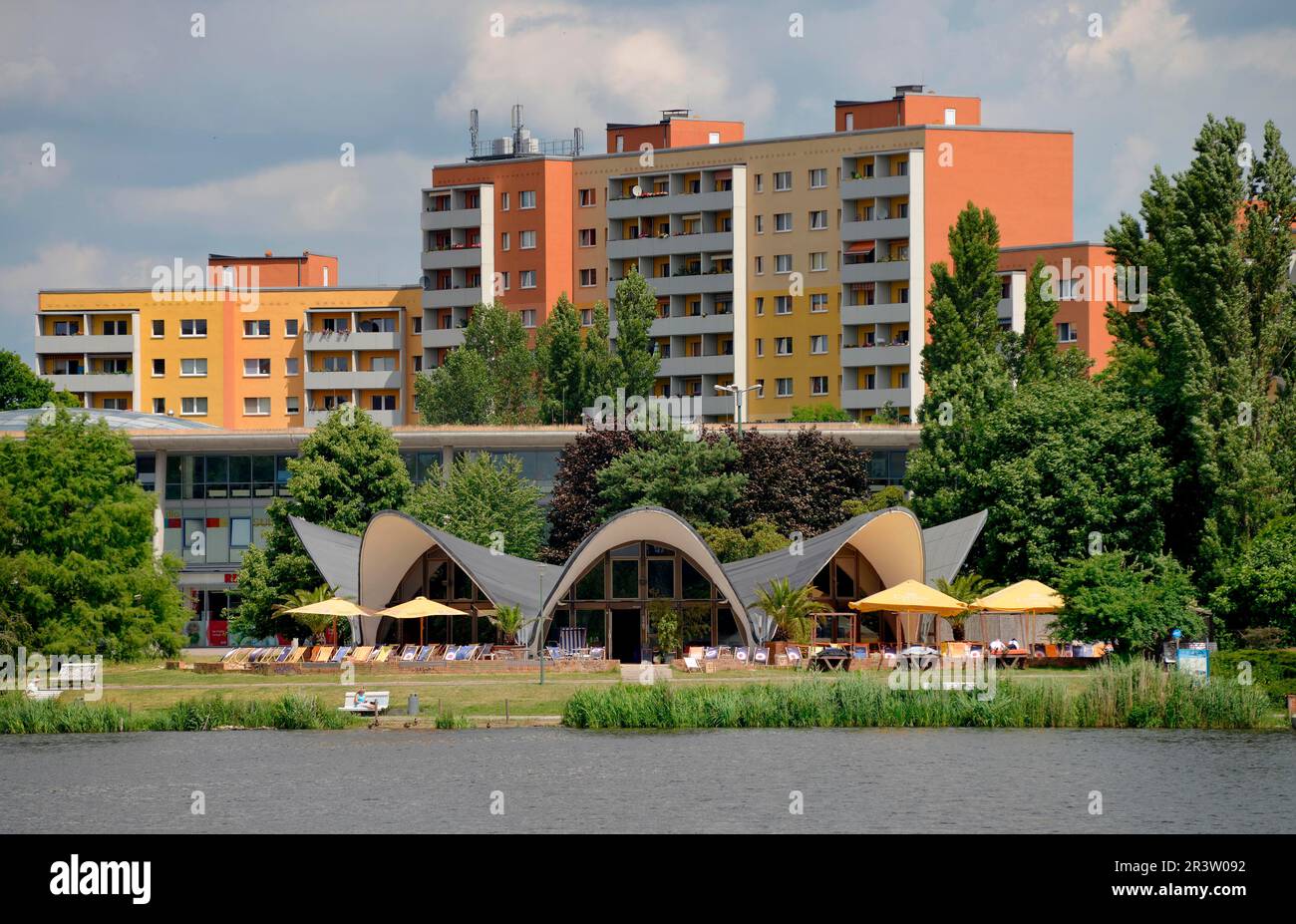 Cafe Water-lily, Neustaedter Havelbucht, Potsdam, Brandenburg, Germany ...