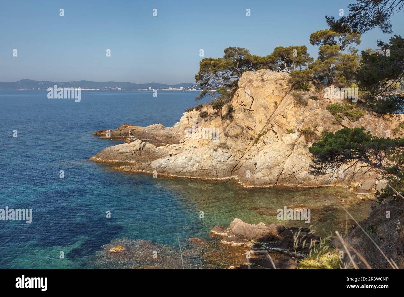 Pointe du Layet, landscape near Cavaliere, Le Levandou, CÃ´te d'Azur ...