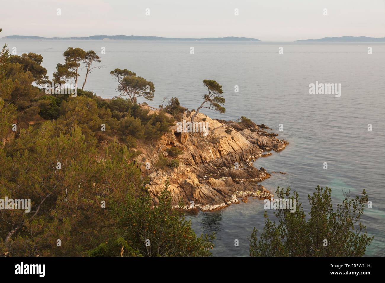 Pointe du Layet, landscape near Cavaliere, Le Levandou, CÃ´te d'Azur ...