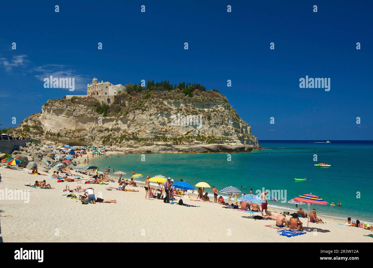 Santa Maria dell'Isola Church, Tropea, Calabria, Italy Stock Photo - Alamy