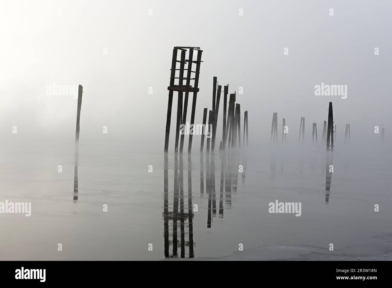 Pilings in the water hi-res stock photography and images - Alamy