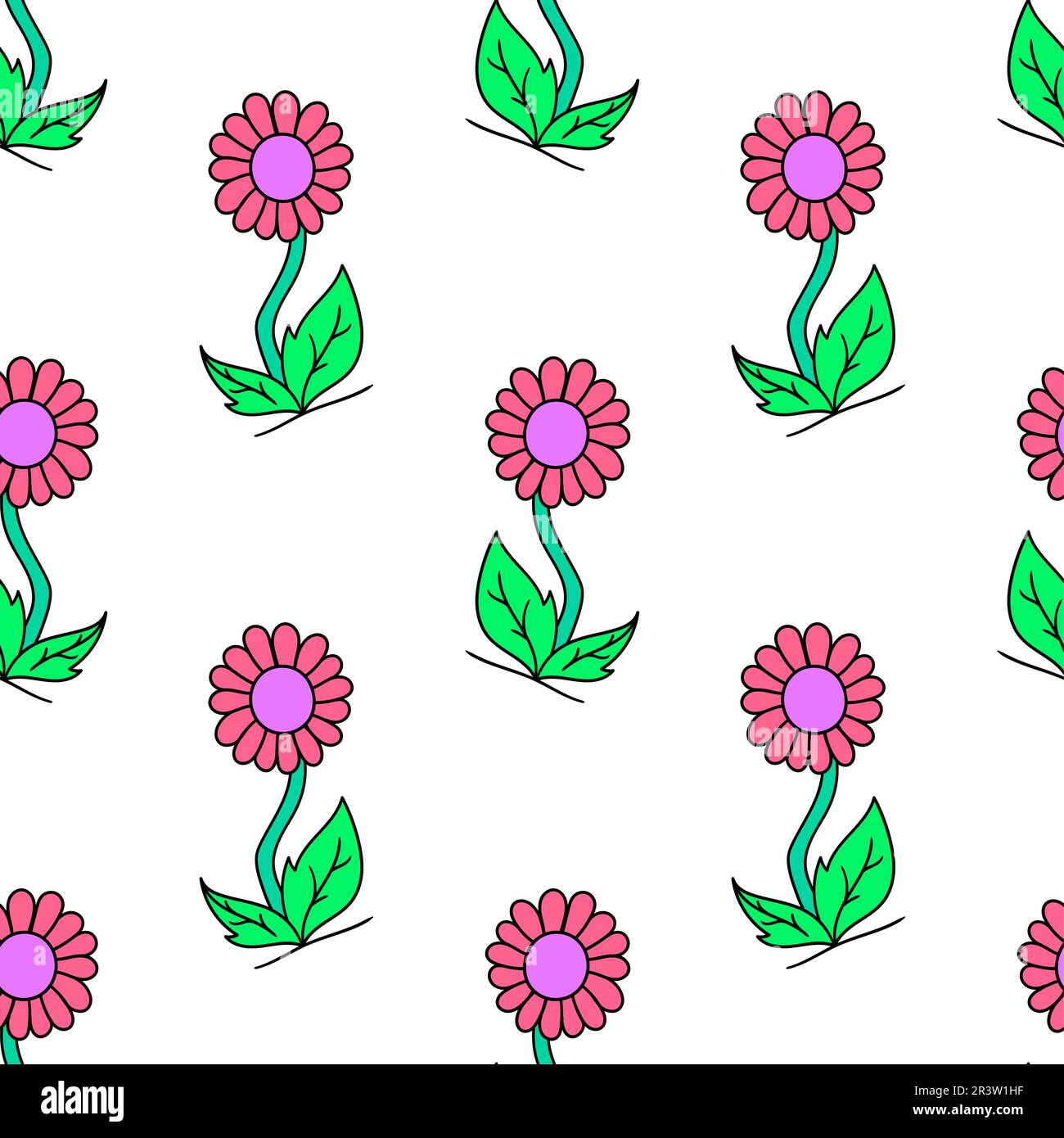 Red sunflower seamless textile print. repeat pattern background design ...