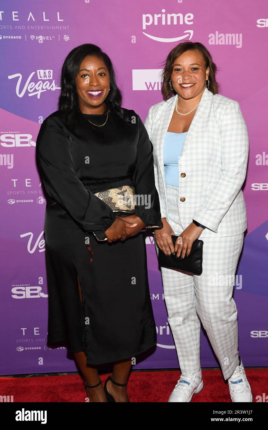New York, USA. 24th May, 2023. Ashely Turner and Reshina Warren walking ...