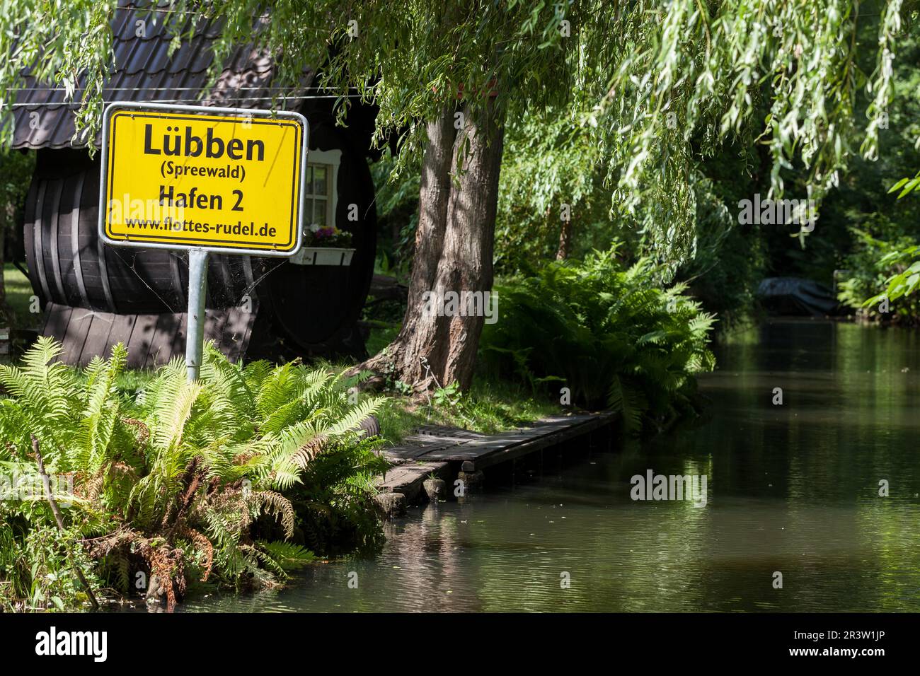 Spreewald Harbour 2 Luebben Stock Photo - Alamy