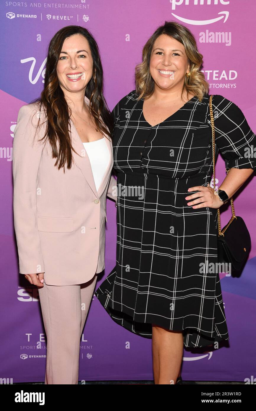 New York, USA. 24th May, 2023. Michelle McCarthy and MSG Sports ...
