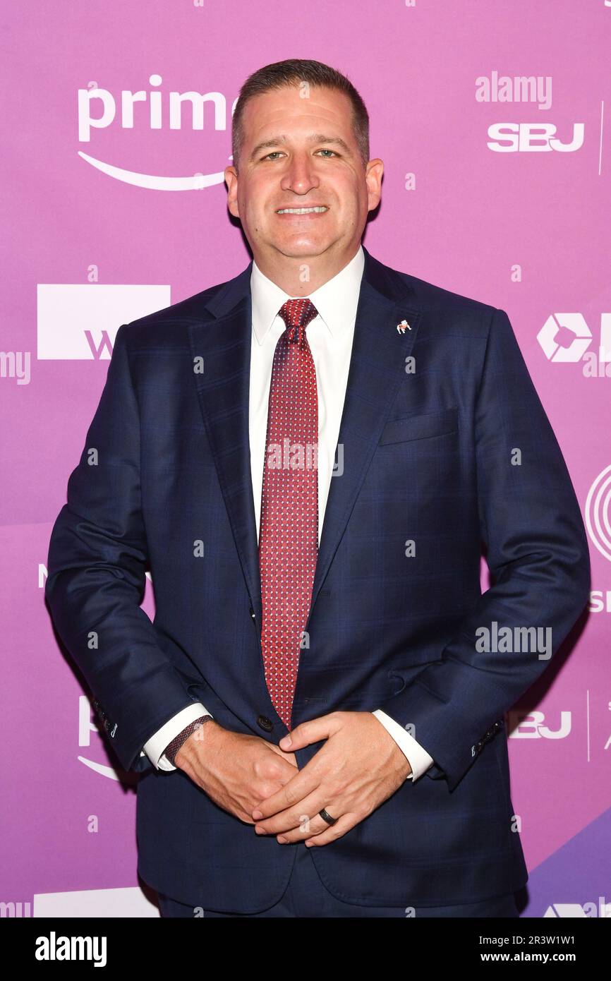 New York, USA. 24th May, 2023. UGA Athletic Director Josh Brooks ...