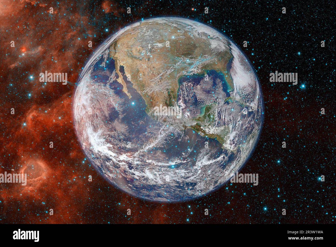 Earth. Solar system. Awesome print for wallpaper. Elements of this ...