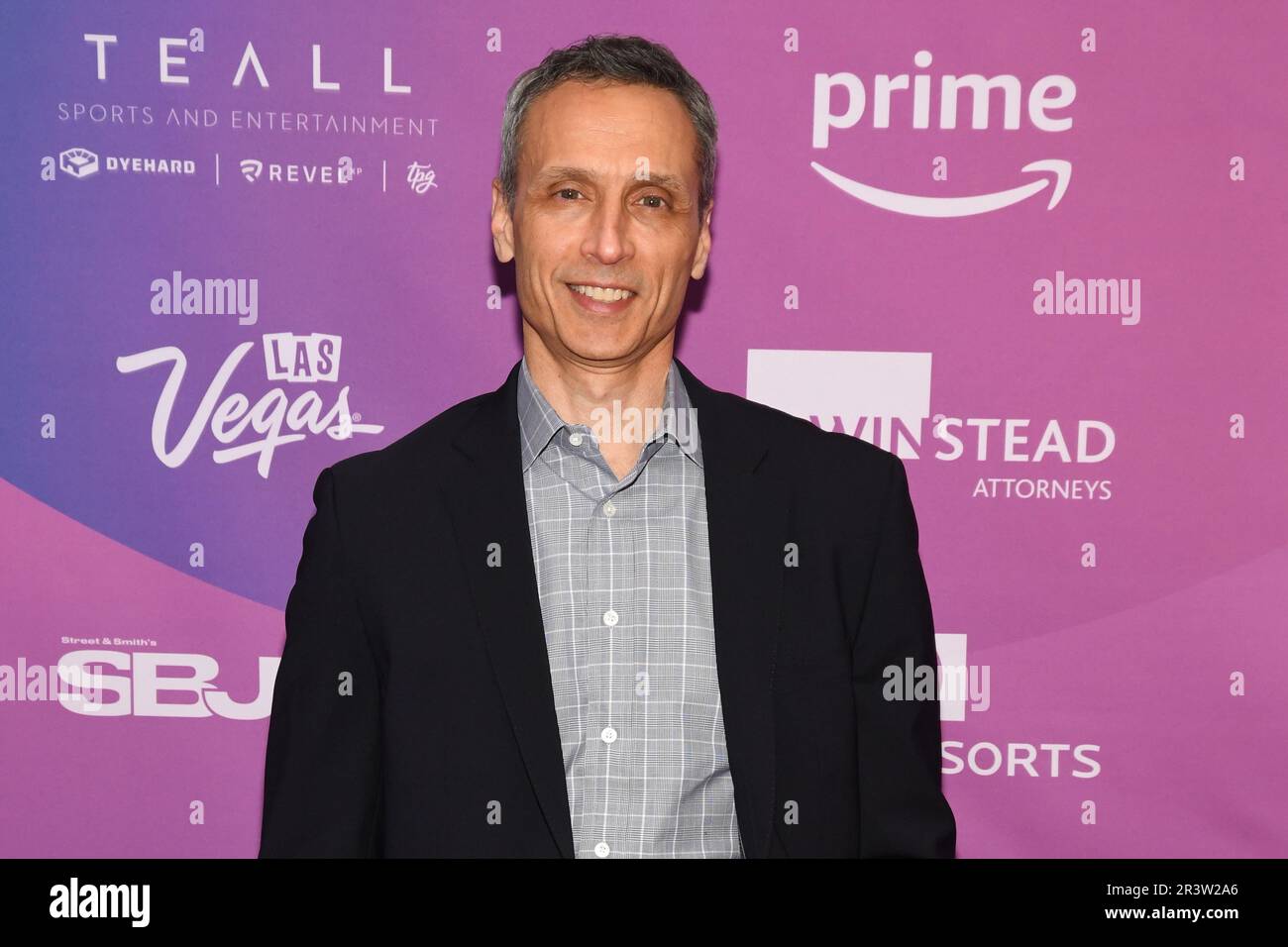 New York, USA. 24th May, 2023. ESPN Chairman Jimmy Pitaro walking the ...