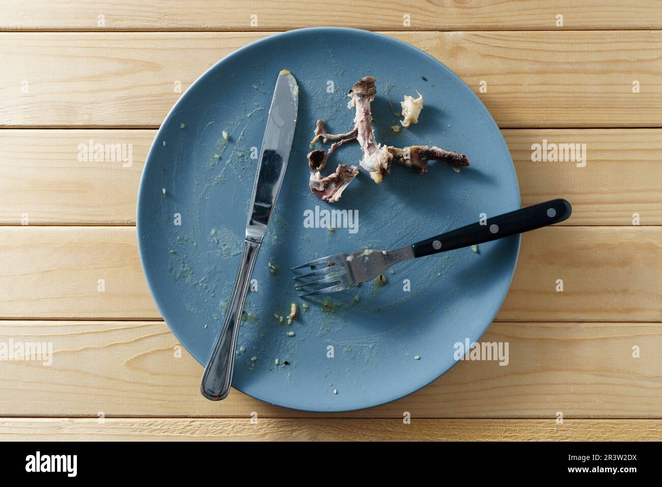 Empty plate leftover sauce hi-res stock photography and images - Alamy