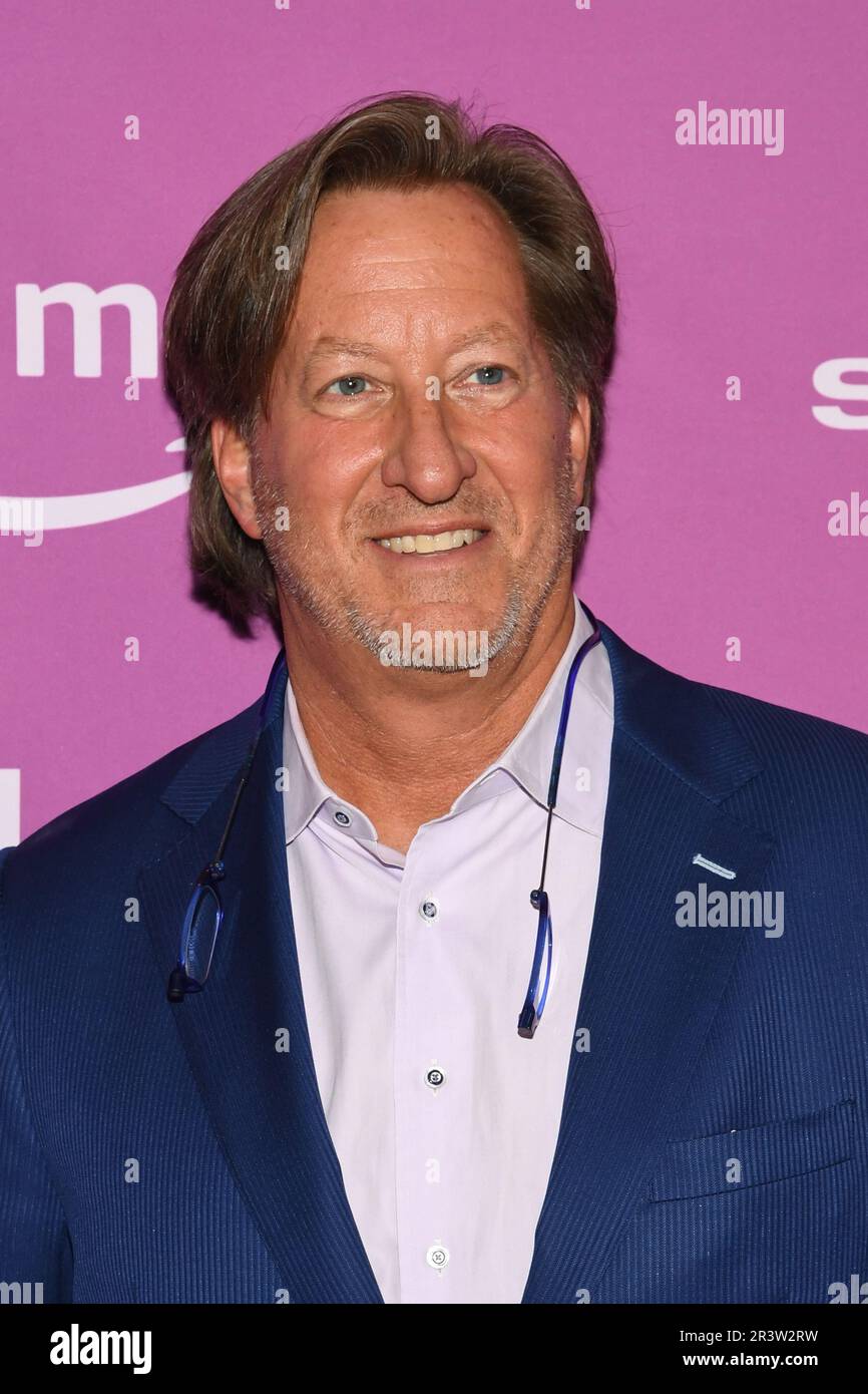 New York, USA. 24th May, 2023. IdeaQuest founder Eric Bechtel walking ...