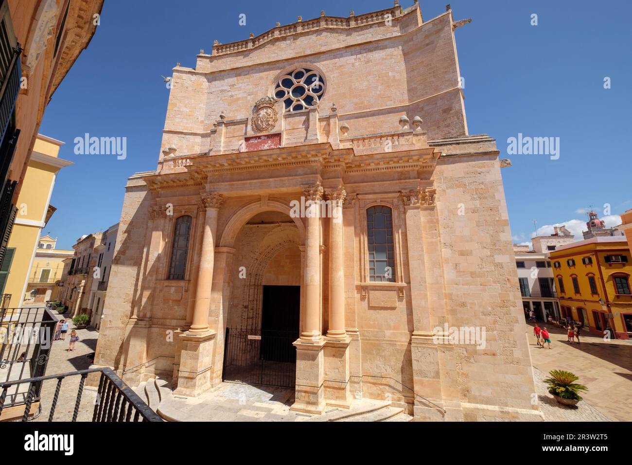 Church of Santa MarÃ­a de Ciutadella Stock Photo - Alamy