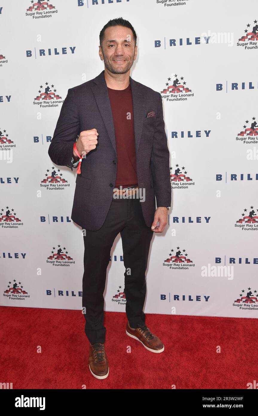 Sergio Mora arrives at the 12th annual Sugar Ray Leonard Foundation ...