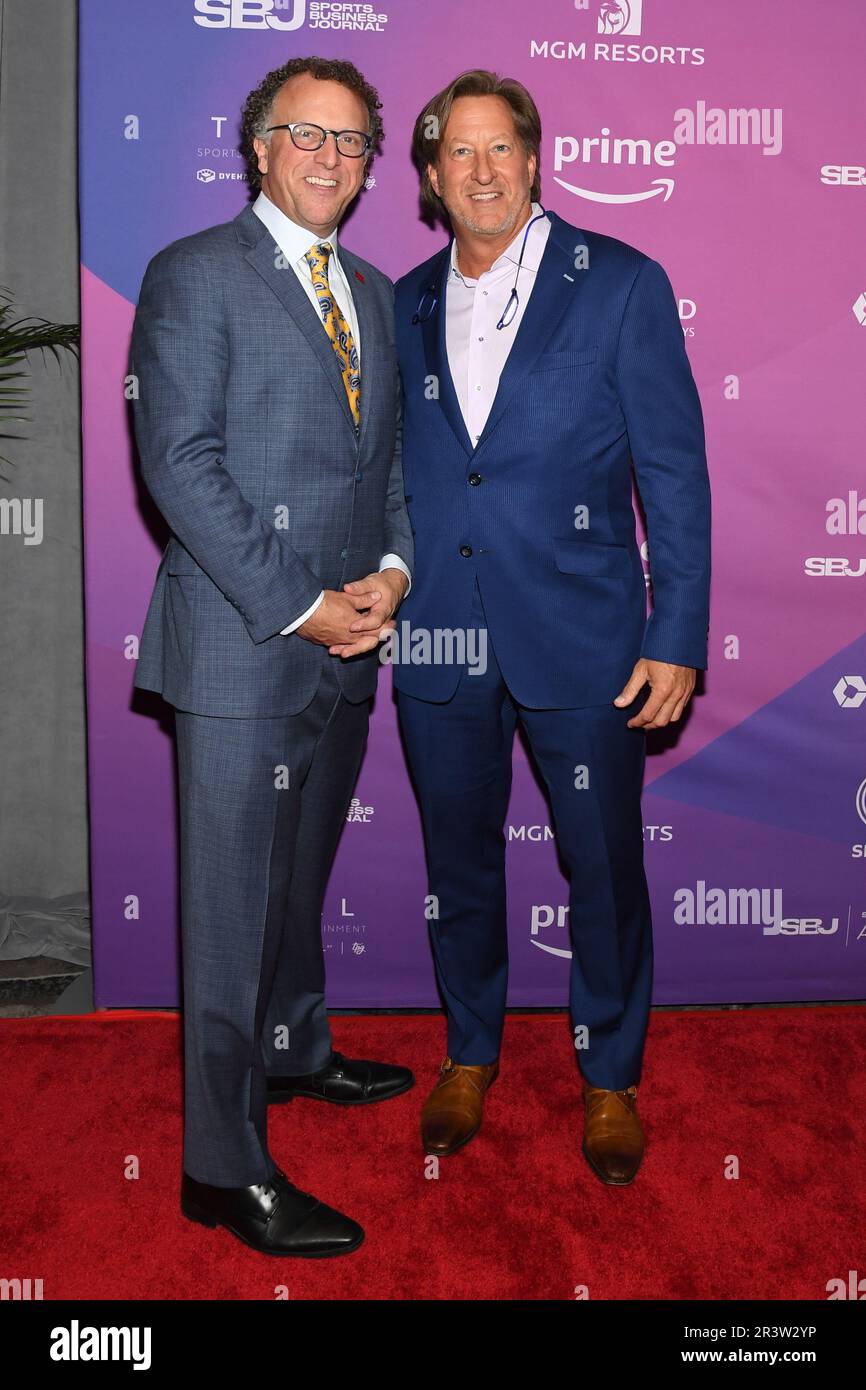 New York, USA. 24th May, 2023. Abraham Madkour and IdeaQuest founder ...