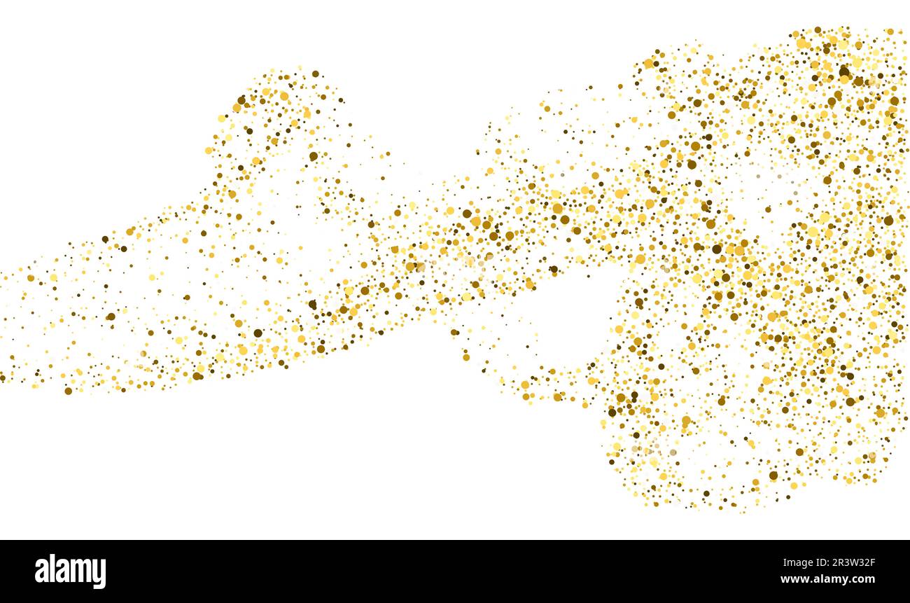 Glitter gold confetti Stock Vector Images - Alamy