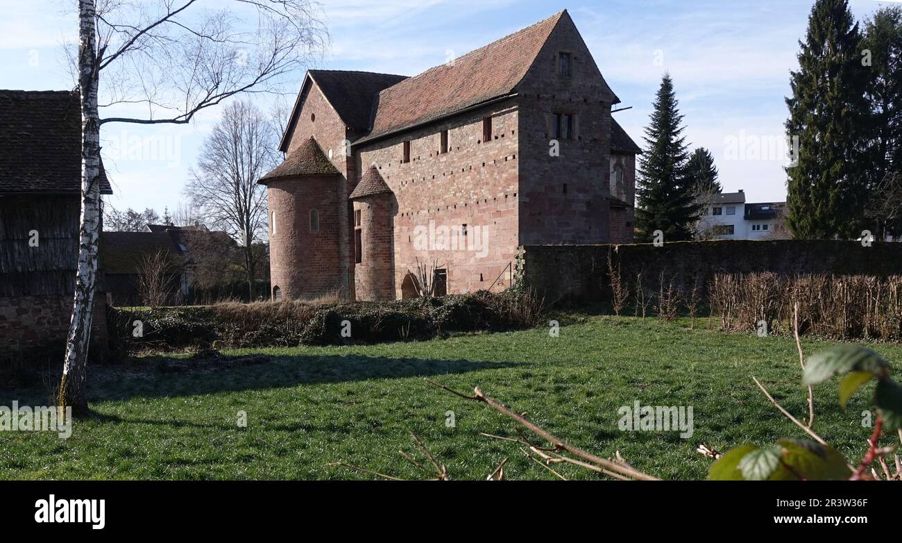 Einhard's Basilica in Steinbach Stock Photo - Alamy
