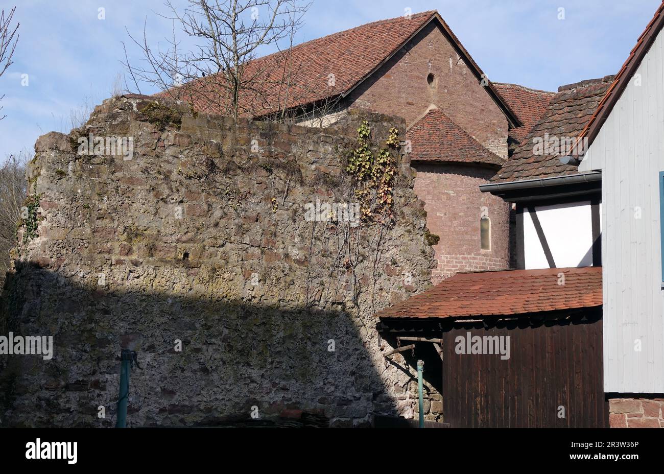 Einhard's Basilica in Steinbach Stock Photo - Alamy
