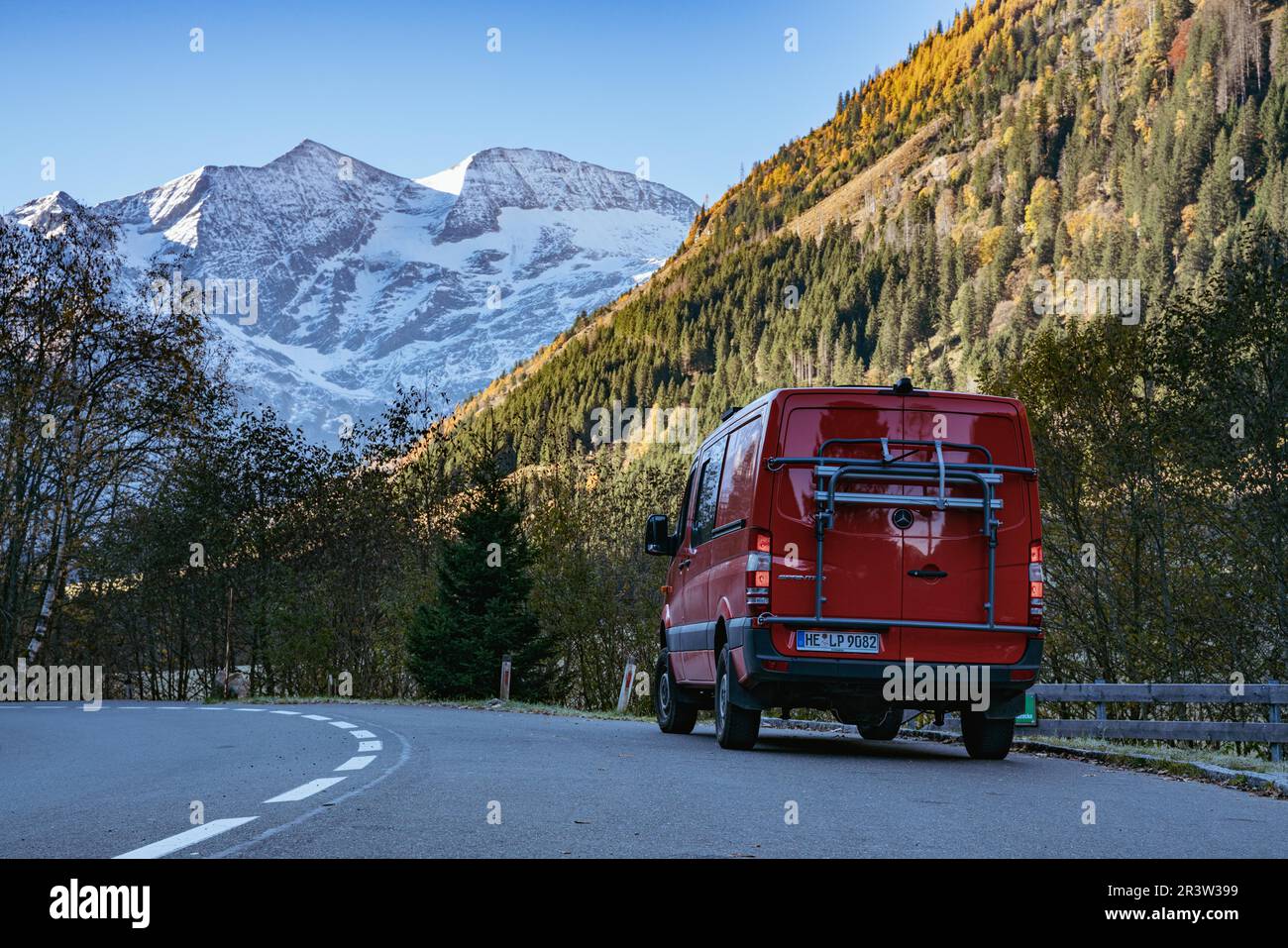 4x4 Campervan, Grossglockner High Alpine Road, Grossglockner, Austria ...