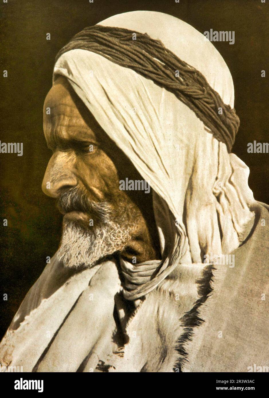 Moroccan Bedouin sheik ca. 1915, photo by Lenart and Landrock, from the ...