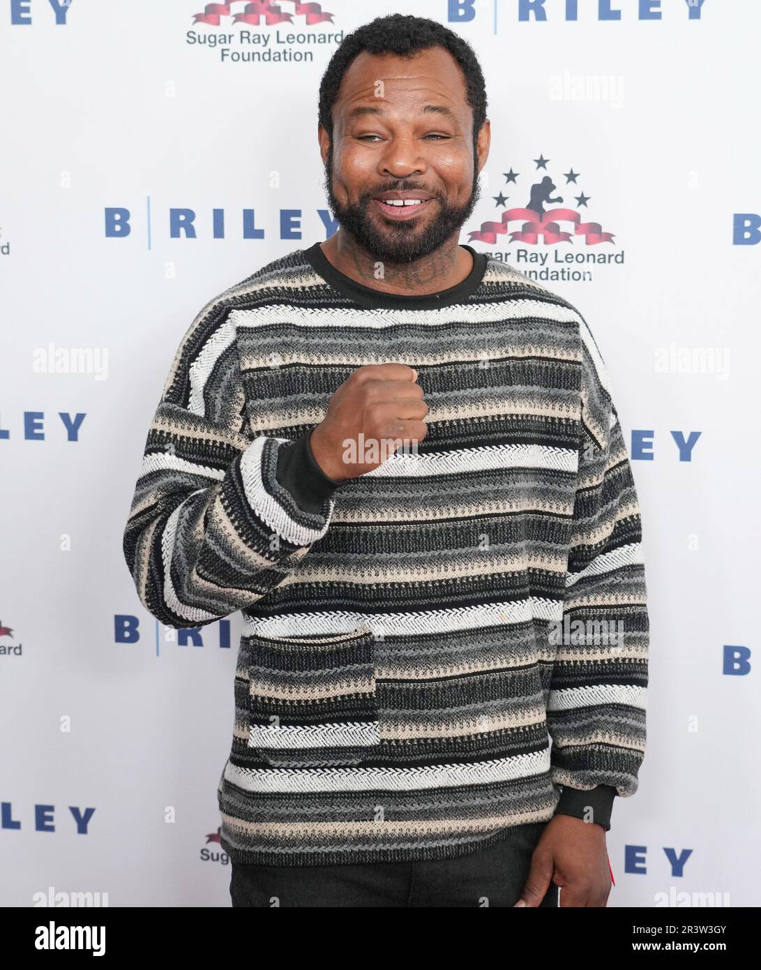 Los Angeles, USA. 24th May, 2023. Sugar Shane Mosley arrives at the ...