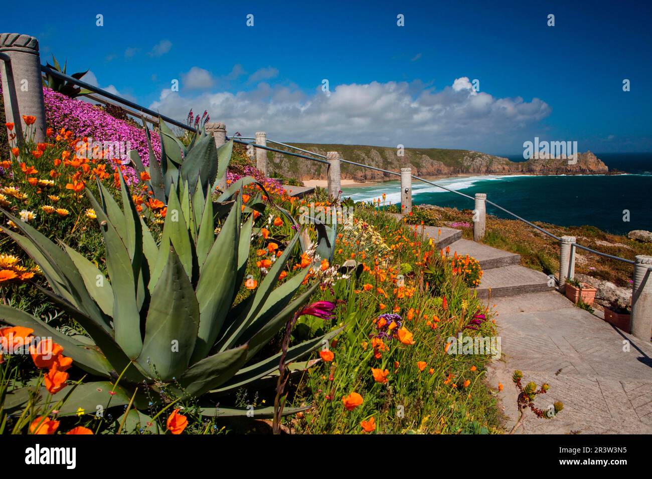 Minack Theatre, Porthcurno, Cornwall, England, United Kingdom Stock ...