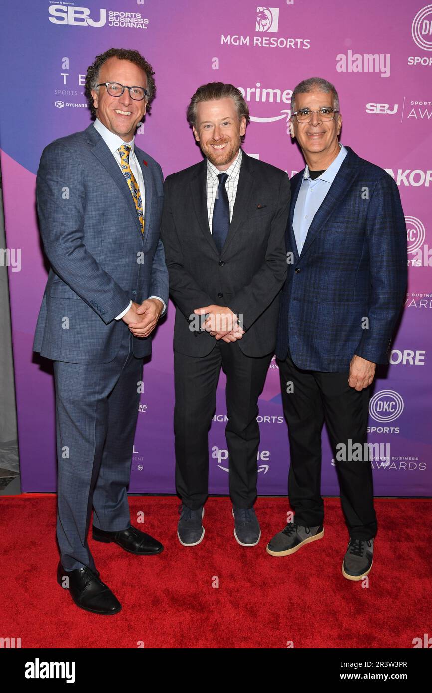 New York, USA. 24th May, 2023. Abraham Madkour, Shaun Mason, Senior VP ...