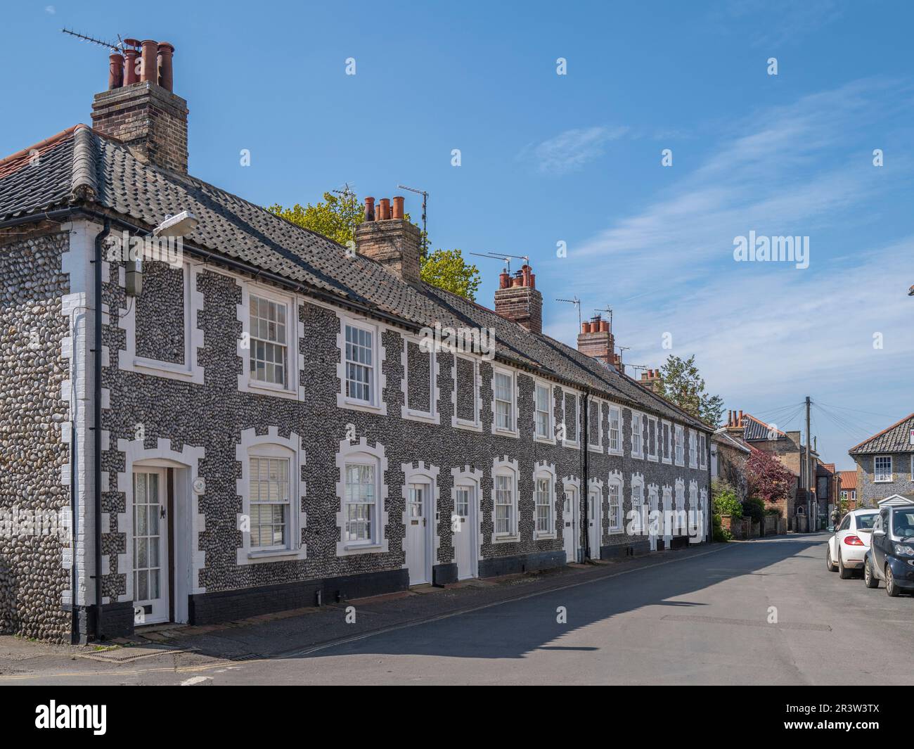 Flint cottages hi-res stock photography and images - Alamy
