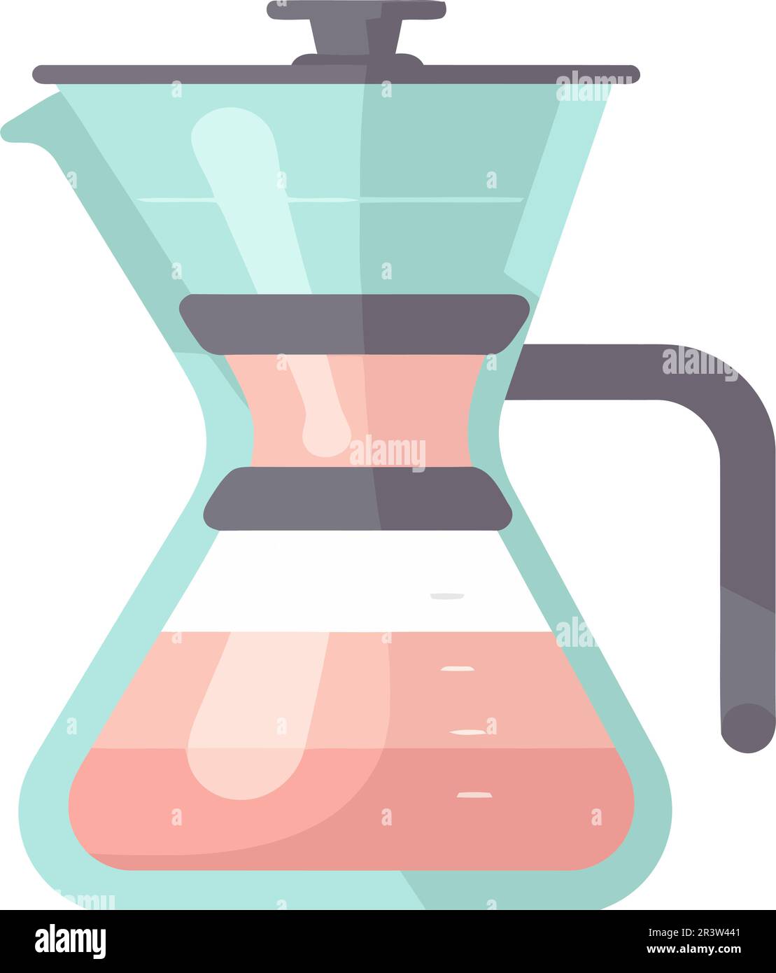 Transparent dripping coffee maker Stock Vector Image & Art - Alamy