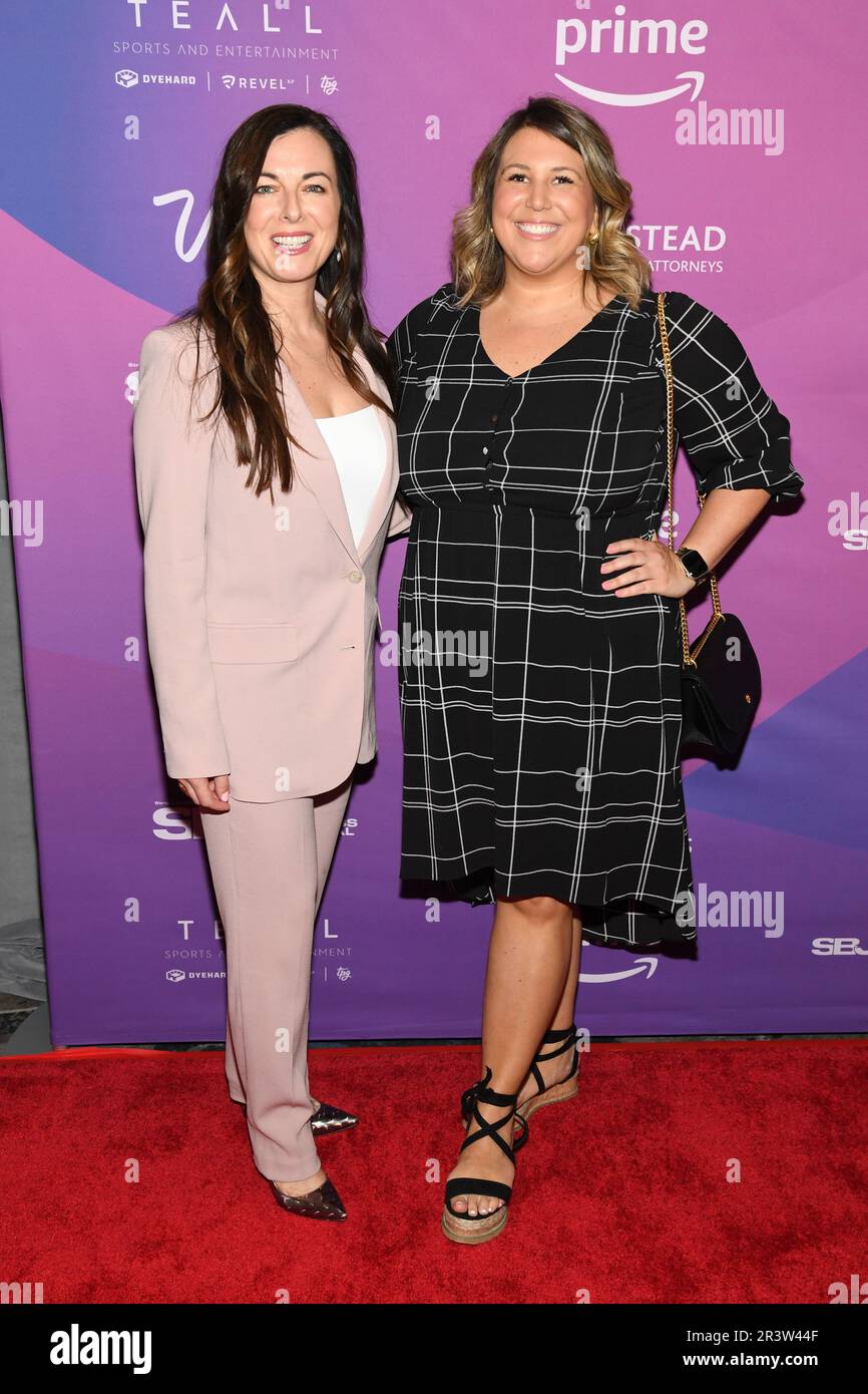 New York, USA. 24th May, 2023. Michelle McCarthy and MSG Sports ...