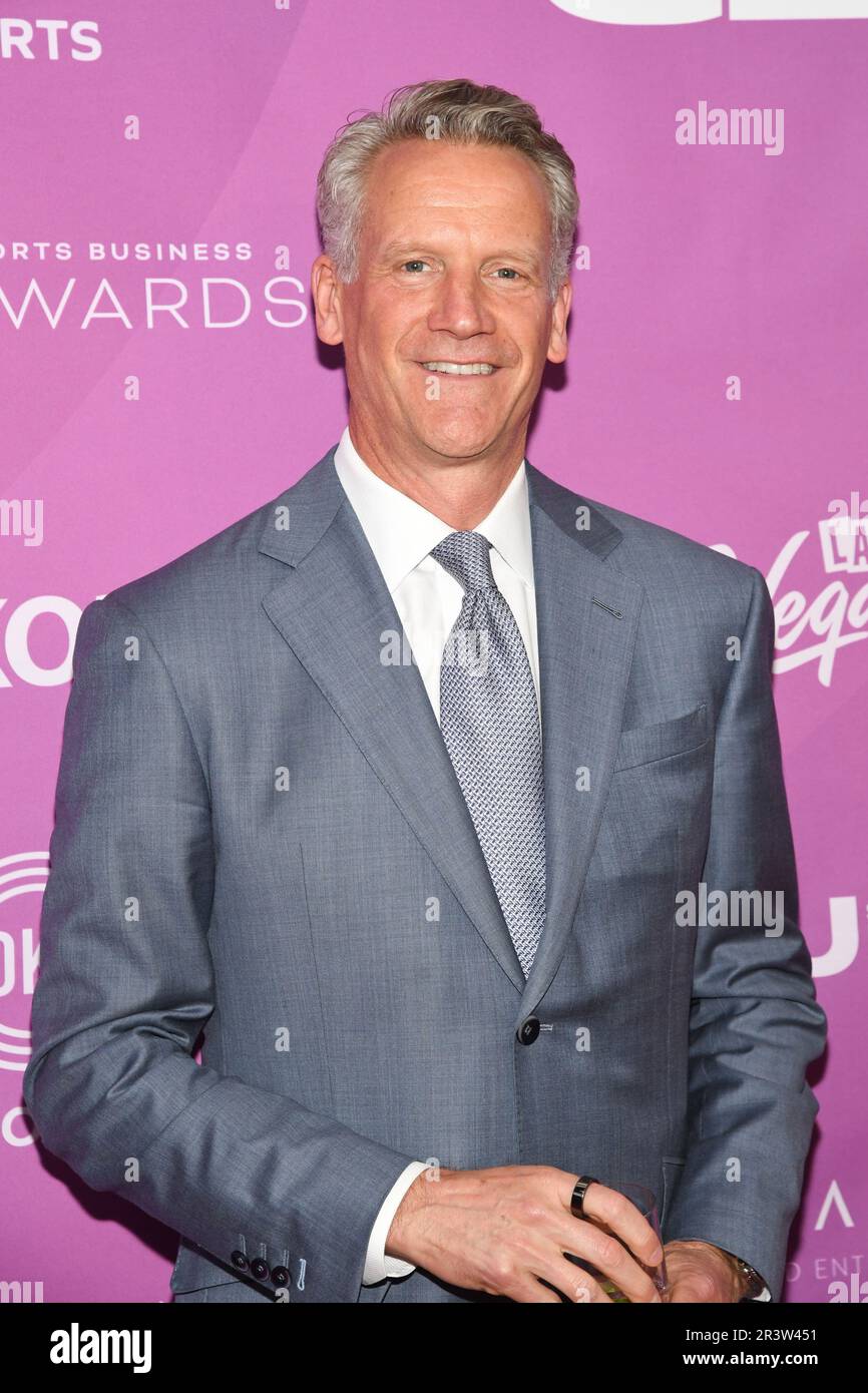 New York, USA. 24th May, 2023. NASCAR president Steve Phelps walking ...