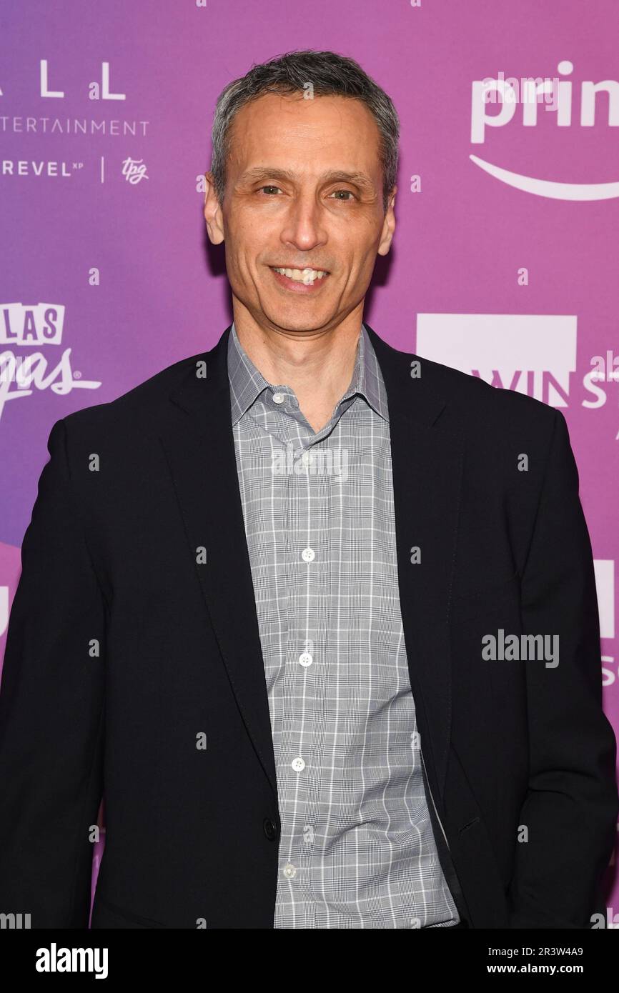 New York, USA. 24th May, 2023. ESPN Chairman Jimmy Pitaro walking the ...