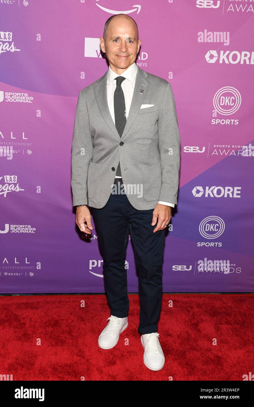 New York, USA. 24th May, 2023. CEO, USA Lacrosse Marc Riccio walking ...